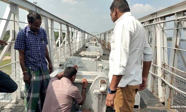 Vidur Dam Shutter Maintenance | வீடூர் அணை ஷட்டர் பராமரிப்பு