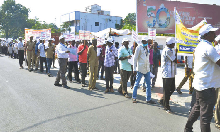 College students, Power sector employees awareness rally about energy ...