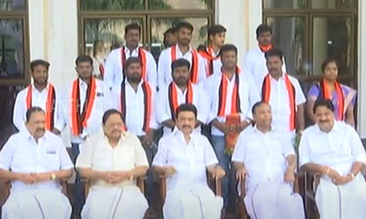In the presence of Chief Minister MK Stalin the alternative party ...