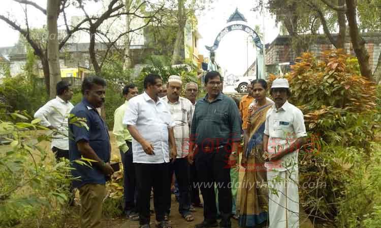 Project Director inspection near the kadayam | கடையம் அருகே திட்ட ...