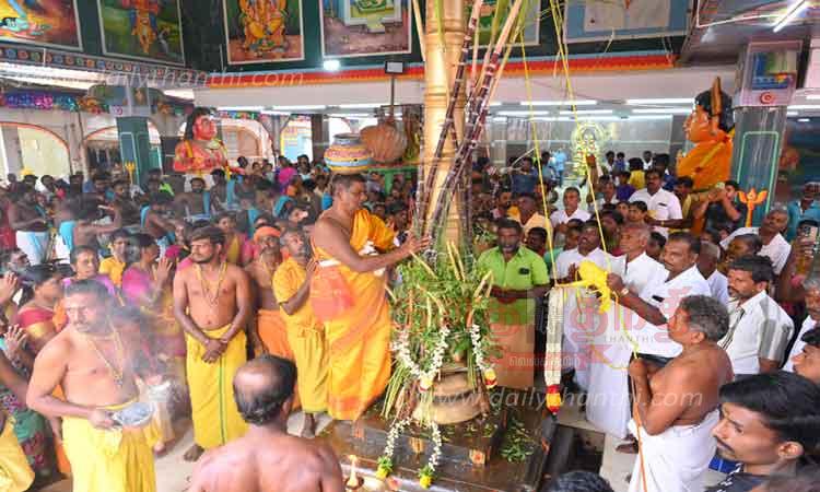 Mariyamman Temple Festival Flag Hoisting | மாரியம்மன் கோவில் திருவிழா ...