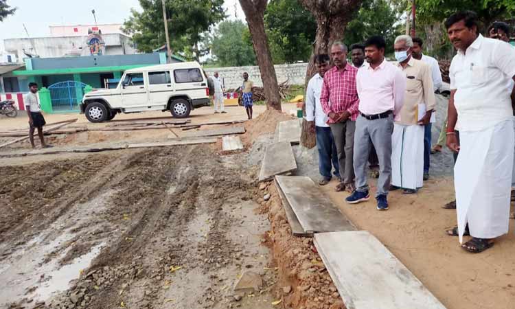 Project Director review of development work in Pullambadi Union ...