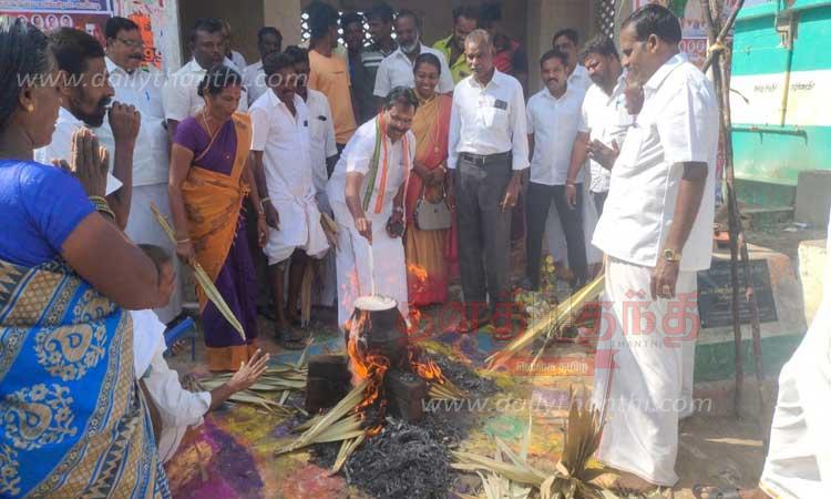 Pongal festival in Kalakkad; Ruby Manokaran MLA participation ...