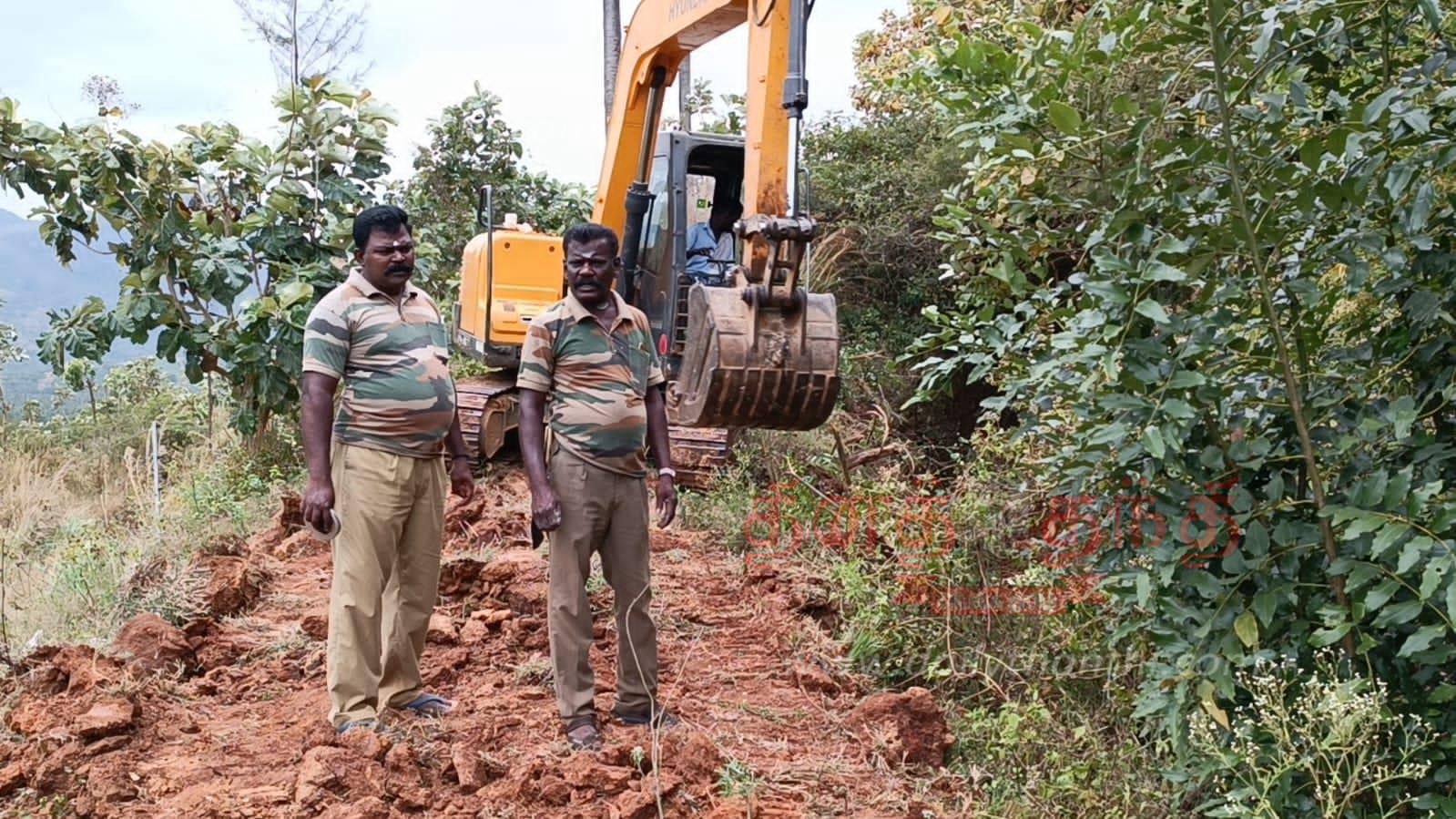 Commencement of cutting trenches | அகழிகள் வெட்டும் பணி தொடக்கம்