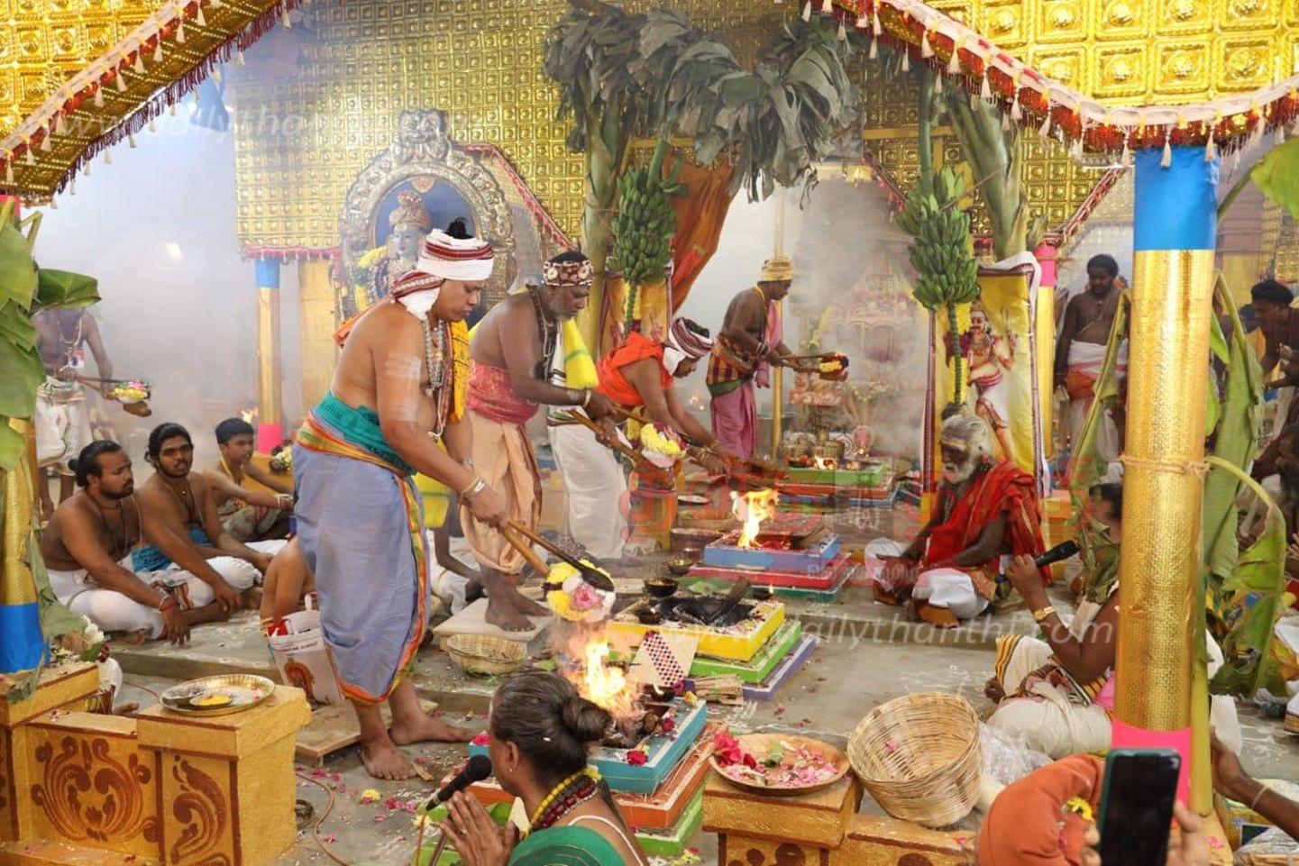 Palani Temple function | பழனி முருகன் கோவிலில் நாளை கும்பாபிஷேகம் ...