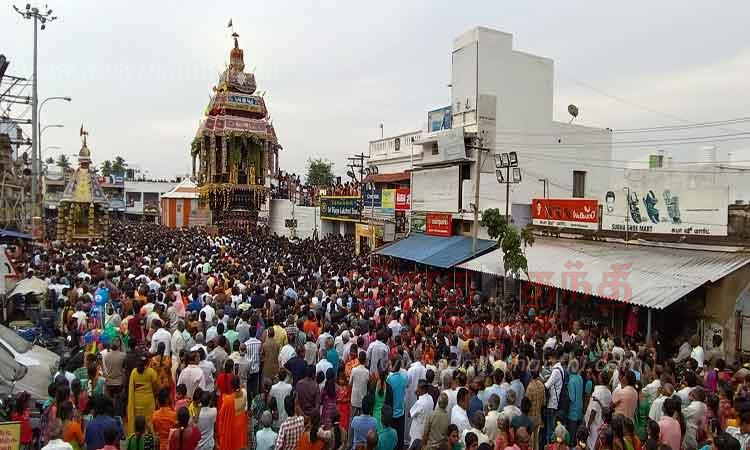 Chennimalai The chariot reached the Murugan temple | சென்னிமலைமுருகன் ...