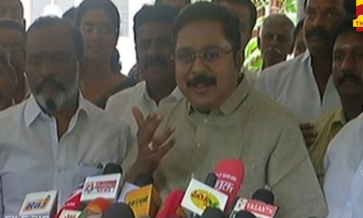 As long as Edappadi Palaniswami is there, the double leaf symbol will ...