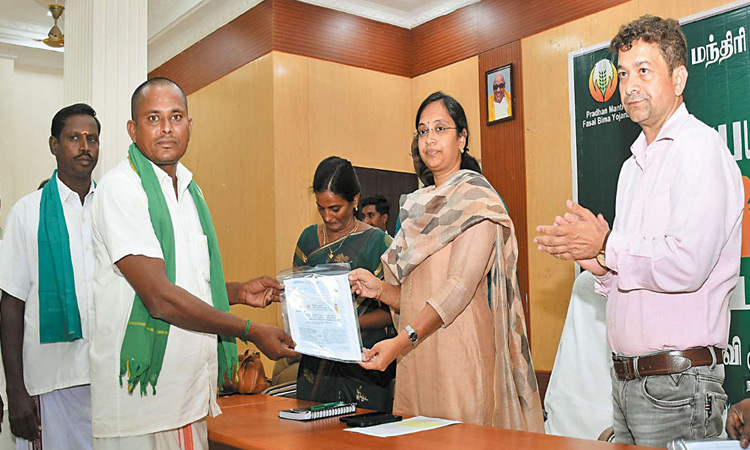 Prime Minister's Crop Insurance Scheme launch ceremony at Kancheepuram ...