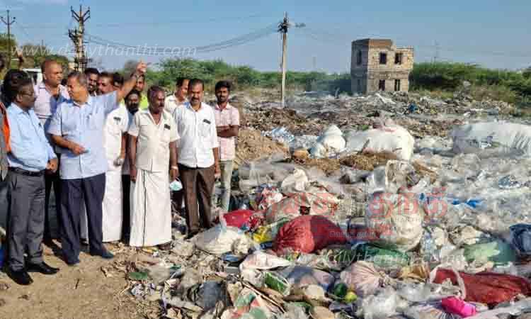 Solid waste management depot on 9 acres | 9 ஏக்கரில் திடக்கழிவு ...