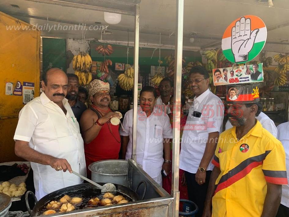 Minister K. Ramachandran election campaign MLA who collected votes by ...