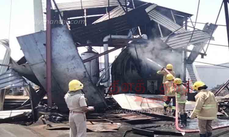 Accident in industrial boiler due to over pressure | அதிக அழுத்தம் ...