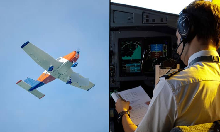 Trainer dies of heart attack mid-air; Pilot shocked | நடுவானில் ...