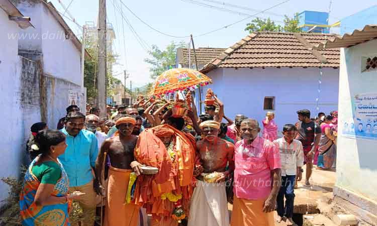 Masi festival milk chute procession | மாசி திருவிழா பால்குட ஊர்வலம்