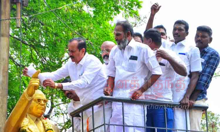 Will Thirumavalavan participate in the struggle of BJP to recover ...