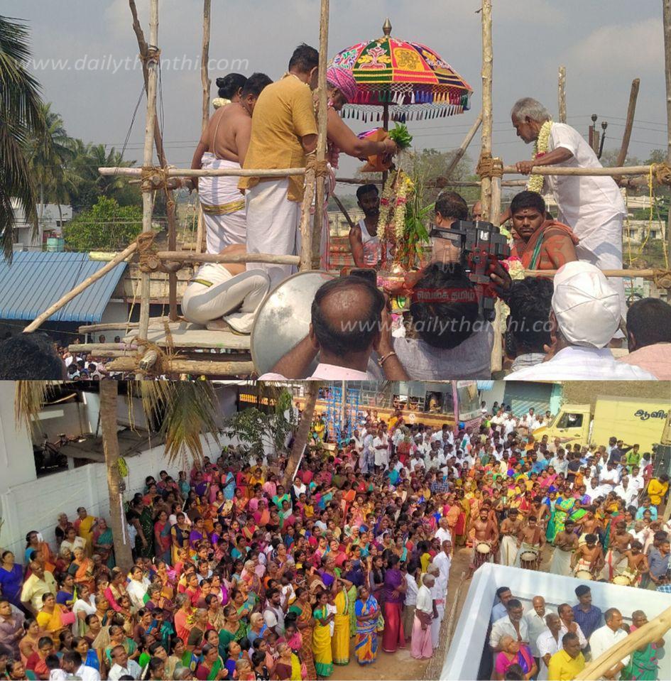 temple function | திரவுபதி அம்மன் கோவில் குடமுழுக்கு