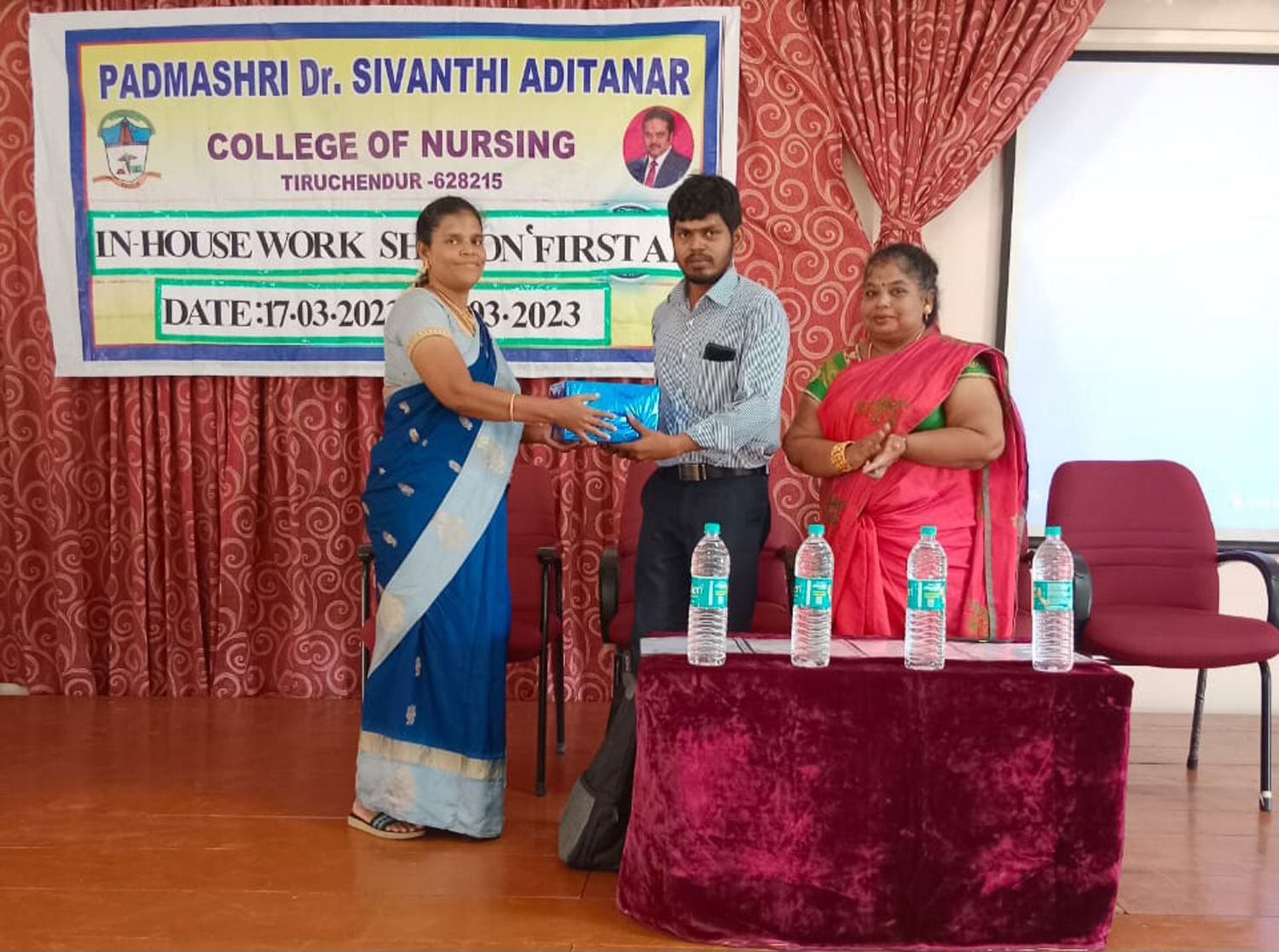 Padma Shri Dr. Sivanthi Aditanar College of Nursing First aid training for girls | பத்மஸ்ரீ ...
