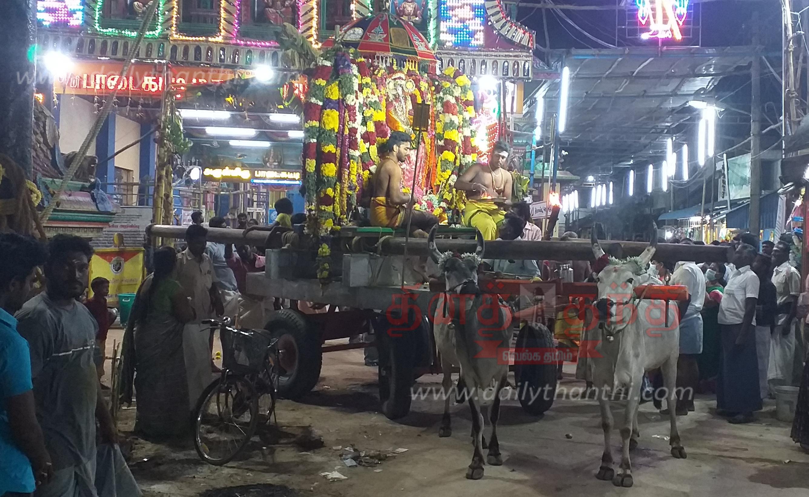 Valangaiman Maha Mariamman temple is the opening ceremony | வலங்கைமான் ...