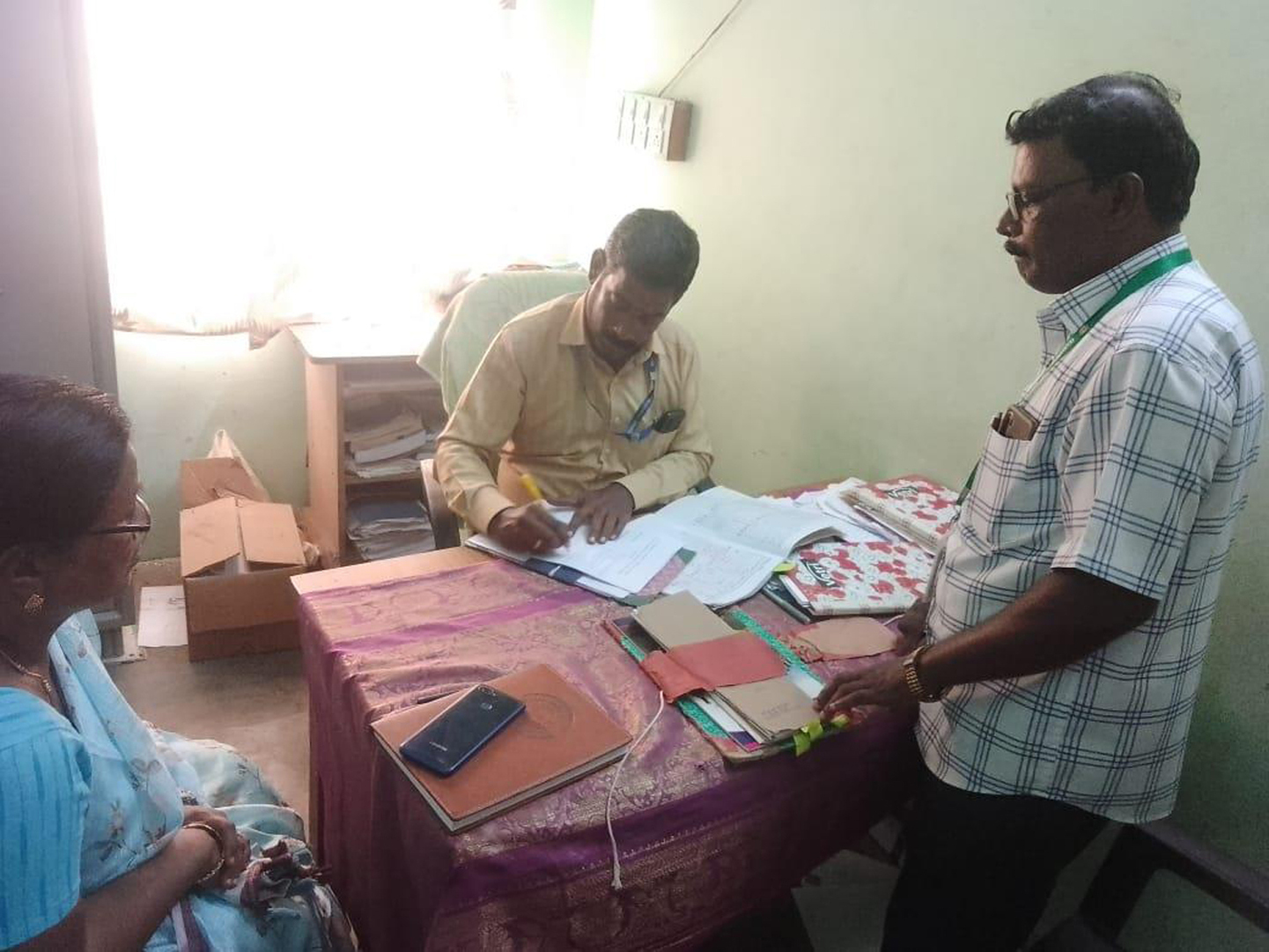 Deputy Collector surprise inspection at Nemili Agriculture Office ...