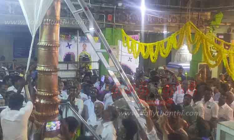 Thayamangalam Muthumariamman temple panguni festival started last night ...