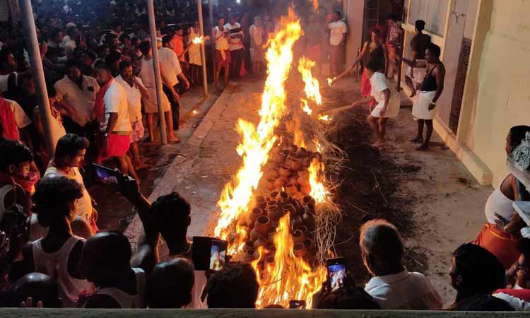 Thaniyam Maduraikaliyamman Temple Chariot Festival started with the ...