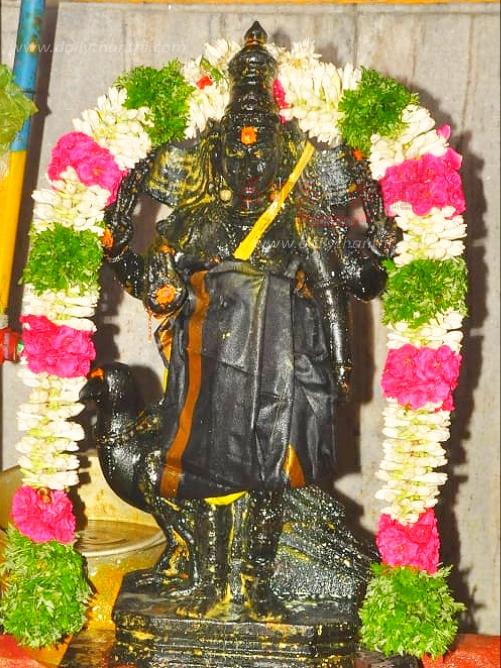 Lord Saneeswara in special attire | சிறப்பு அலங்காரத்தில் சனீஸ்வர பகவான்