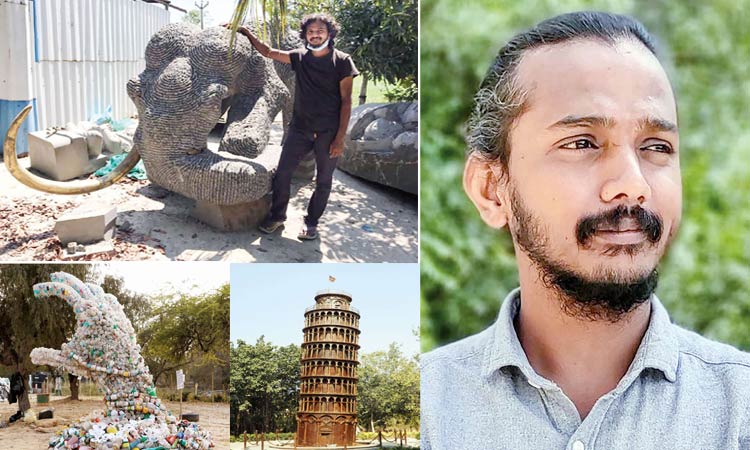 Ramkumar Kannadasan, a young prodigy in sculpture | சிற்பக் கலையில் ...