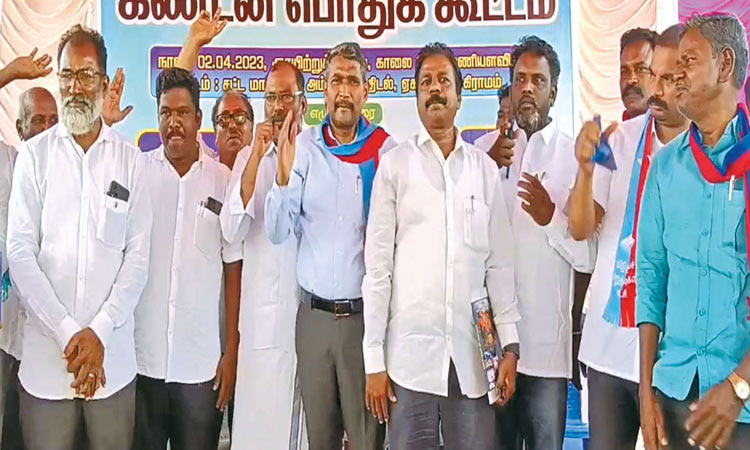 250th day of protest against construction of Parandur airport ...