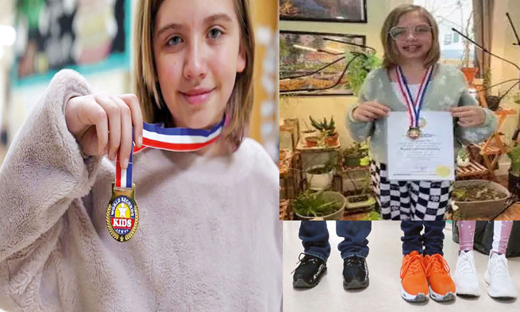 A 10-year-old girl who was teased for her size 10.5 feet is now a mini ...