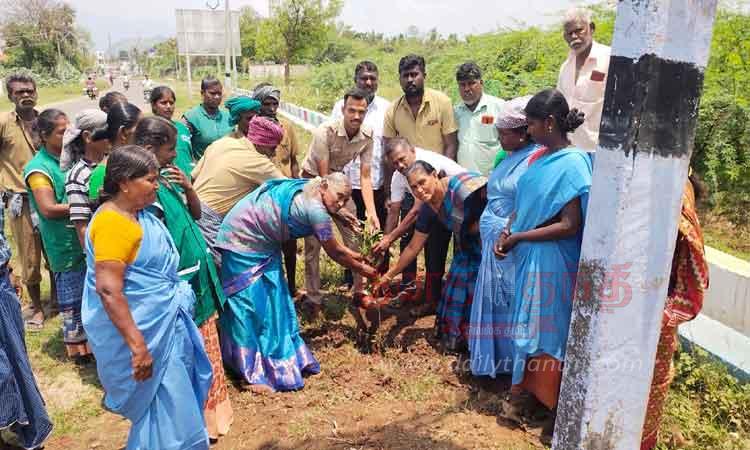 Sapling ceremony | மரக்கன்றுகள் நடும் விழா