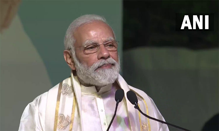 Prime Minister Narendra Modi takes part in the Tamil New Year ...