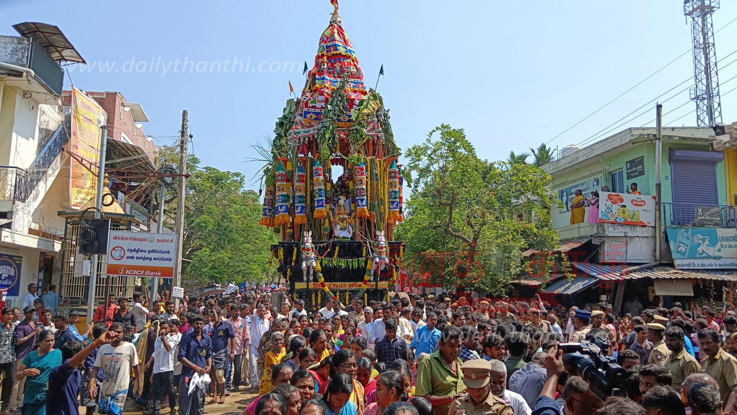 Chitrai Vishu Festival Chariot | பாபநாசம் கோவிலில் சித்திரை விசு ...