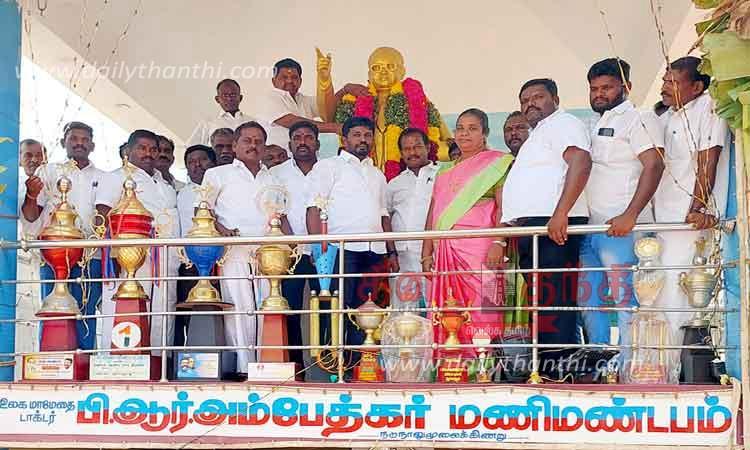 Minister Anita Radhakrishnan pays tribute to Ambedkar statue by ...