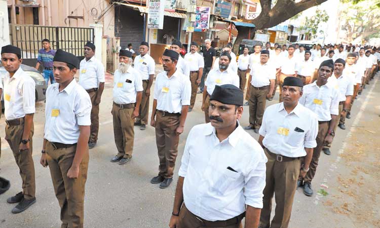 RSS rally in Chennai; Union Joint Minister L. Murugan participated ...