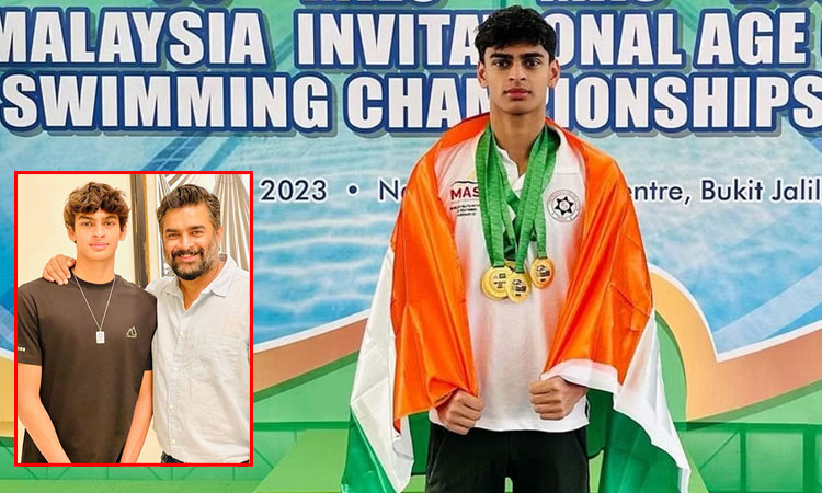 Son of actor Madhavan who won 5 gold medals for India | இந்தியாவுக்கு 5 ...