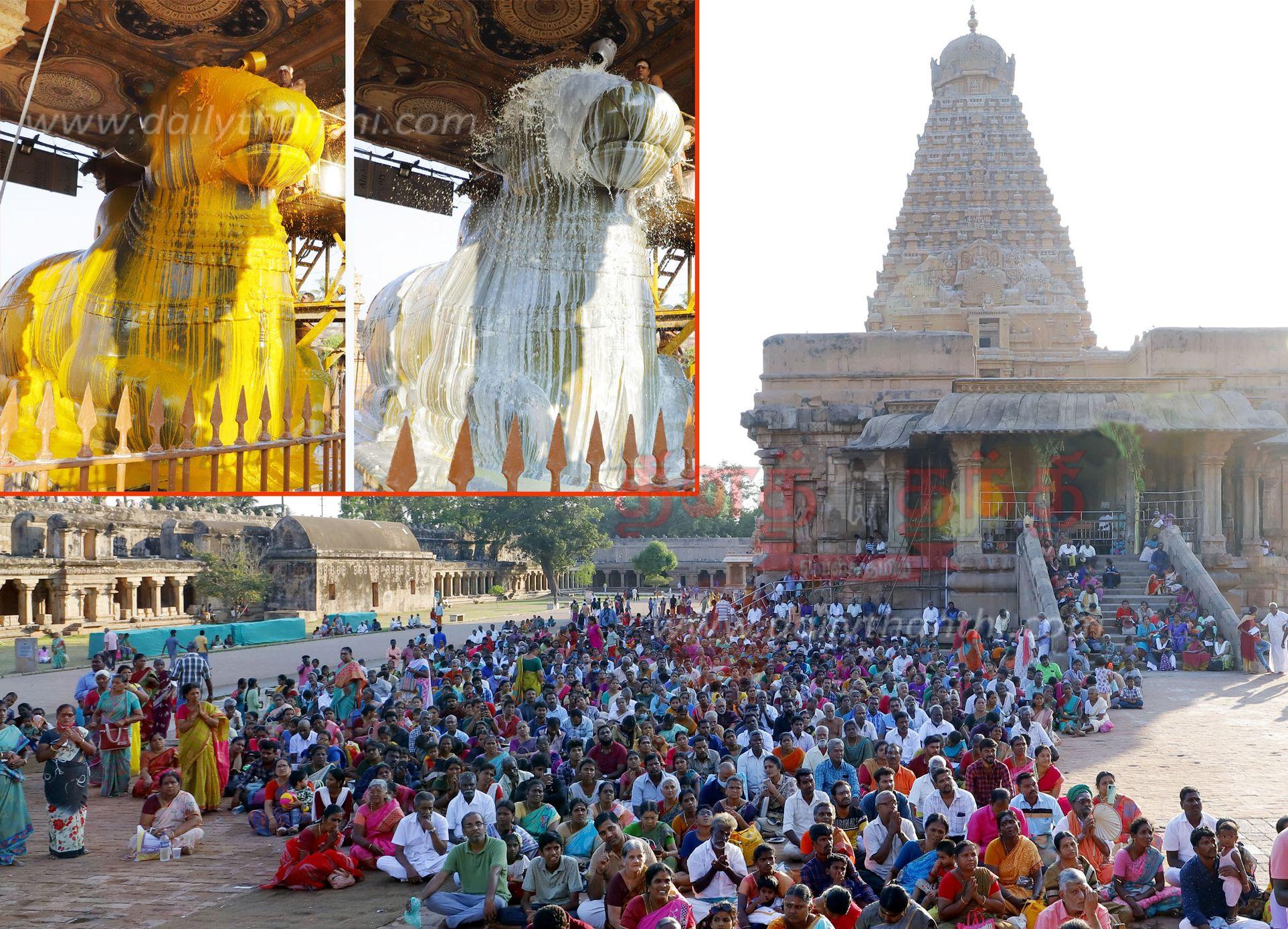 temple fest | பெரிய கோவிலில் பிரதோஷ வழிபாடு