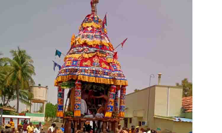 Punnam Mariamman temple procession | புன்னம் மாரியம்மன் கோவில் தேரோட்டம்