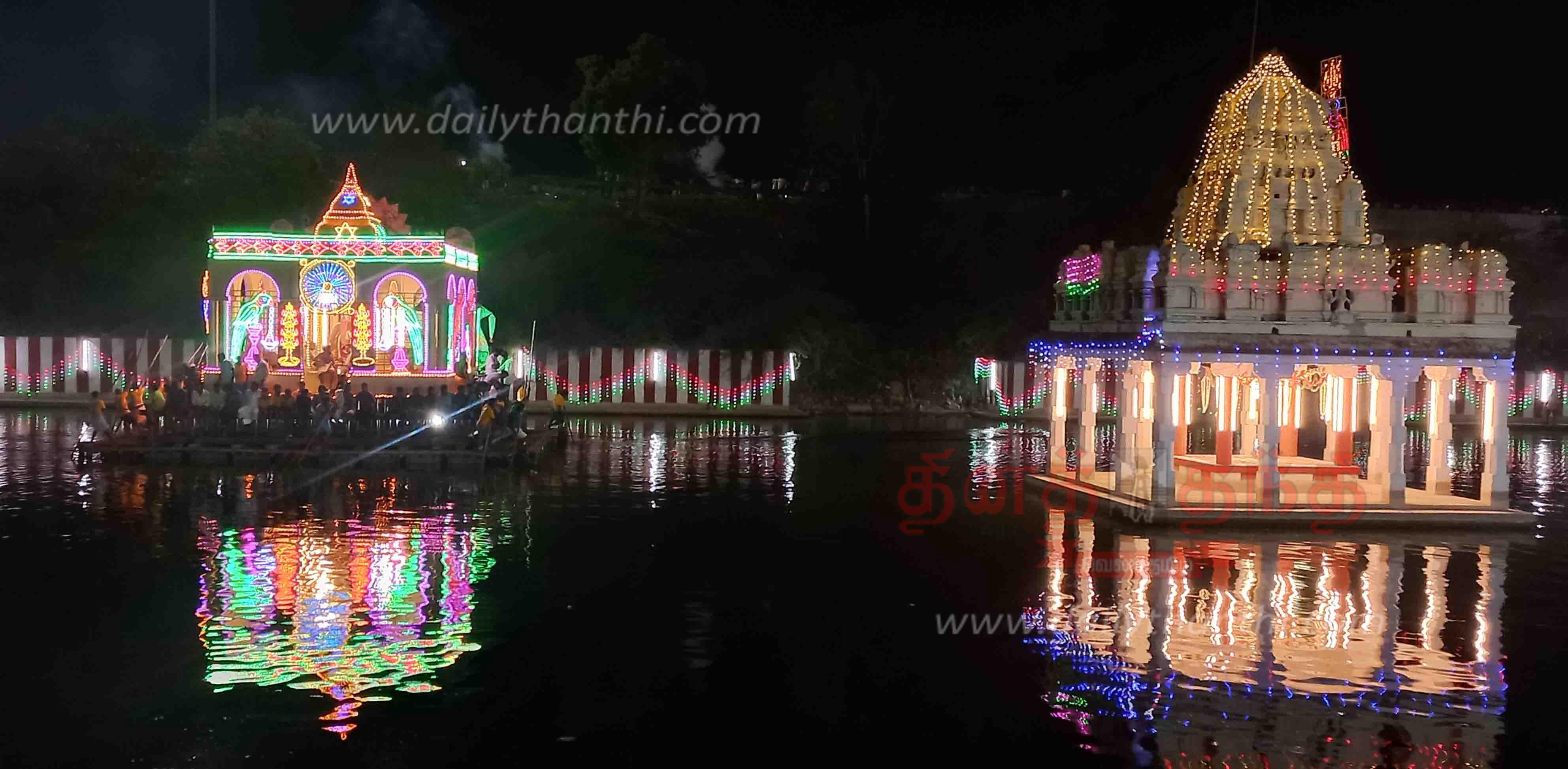 Samayapuram Mariamman Temple Theppa Utsavam | சமயபுரம் மாரியம்மன் ...