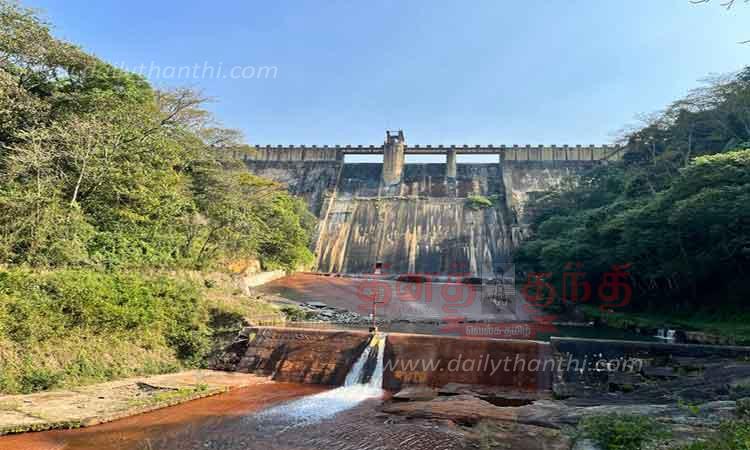 The water level in Siruvani dam rose to 8½ feet | சிறுவாணி அணையின் ...