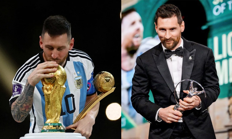 Laureus wins the award for the best sportsman in the world Lionel Messi ...