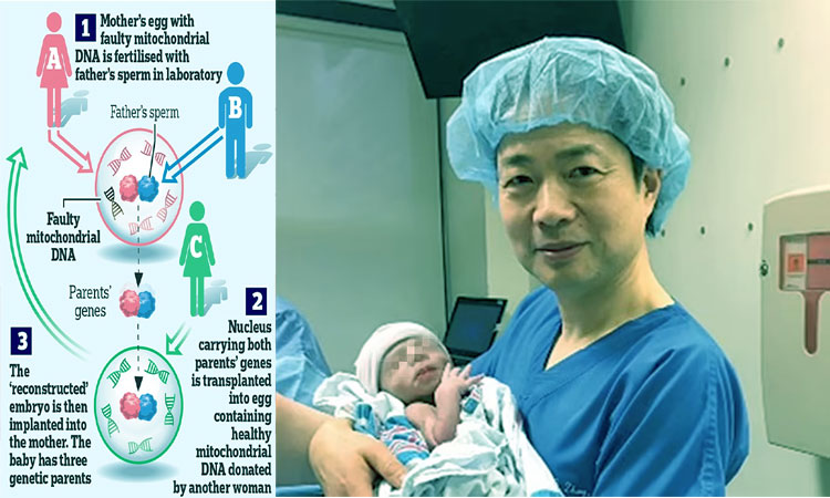 Baby born from three people's DNA in UK first | மூன்று பேர் ...