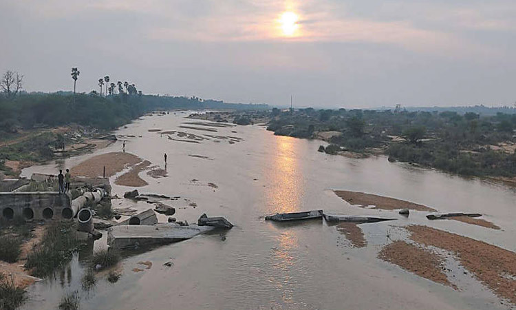 Kancheepuram Palar River water supply again | காஞ்சீபுரம் பாலாற்றில் ...