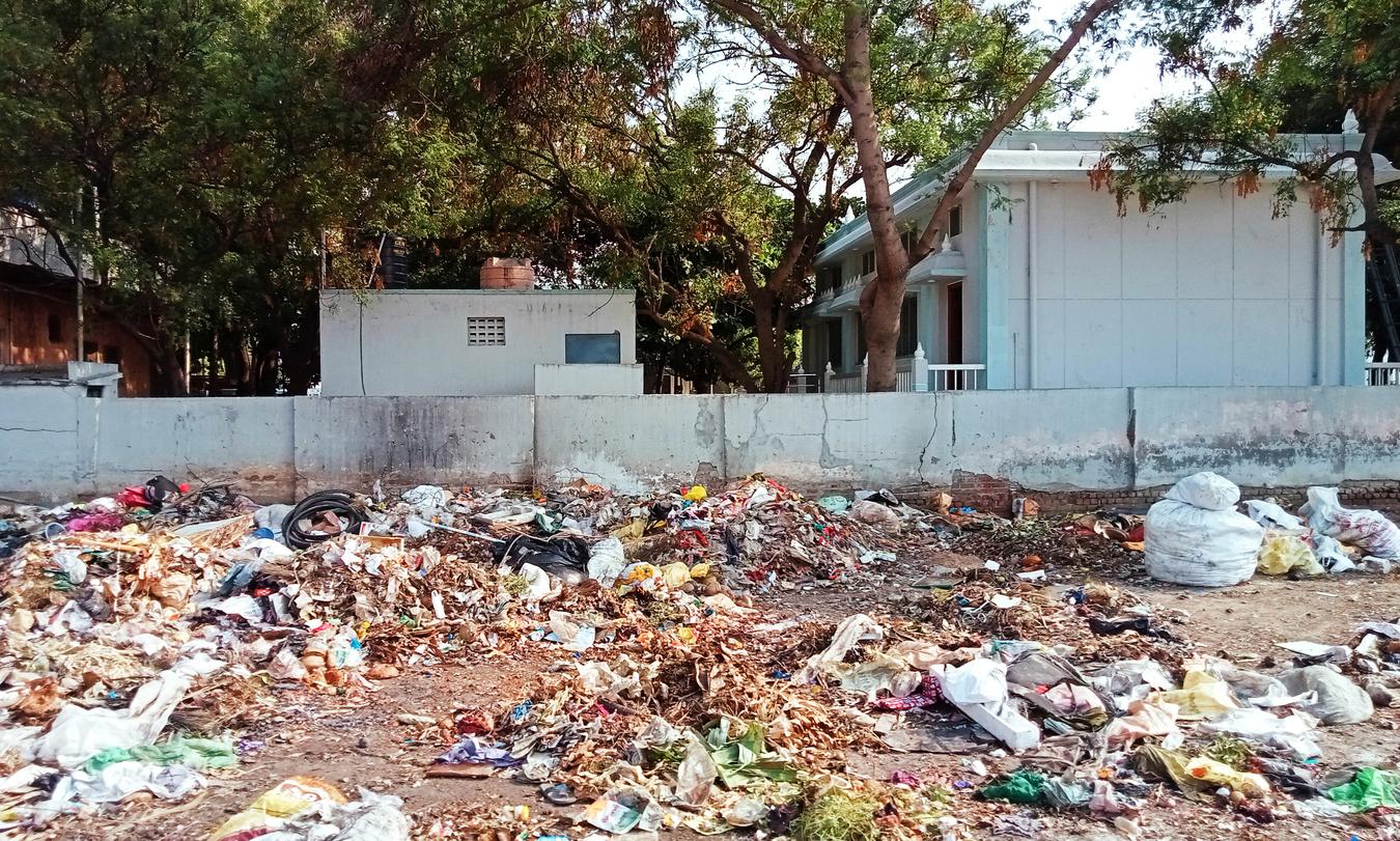 kupai | குட்டை திடலில் குவித்து வைக்கப்பட்டுள்ள குப்பைகள்