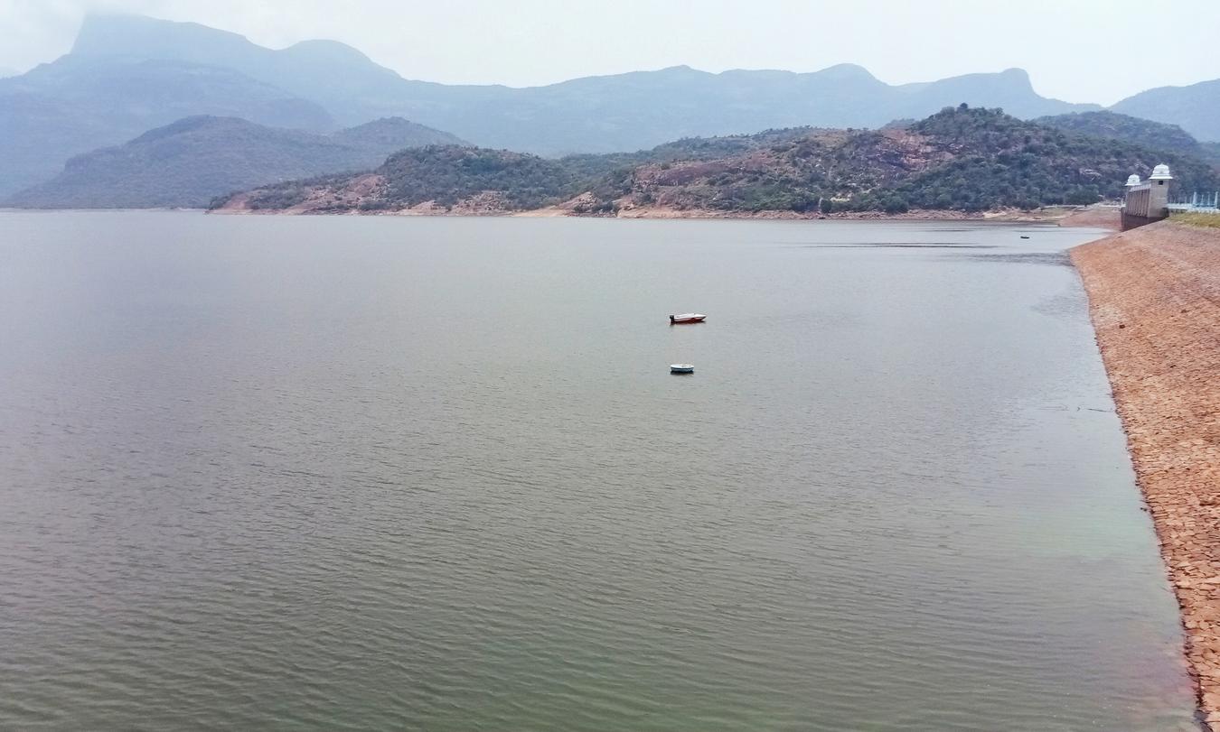 amaravathi dam | அமராவதி அணையின் நீர் இருப்பு 62 அடியை நெருங்கியது