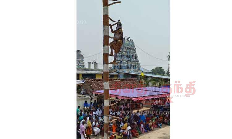 Arjuna Tapas tree climbing ceremony | அர்ஜுனன் தபசு மரம் ஏறும் விழா