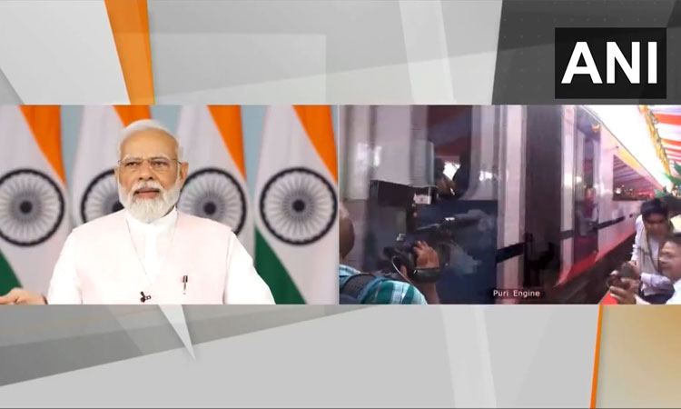 PM Modi flags off Odisha's first Vande Bharat train between Puri and Howrah | ஒடிசாவின் முதல் ...