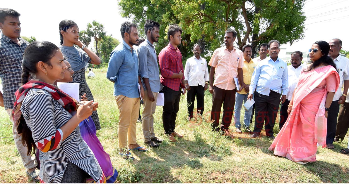 collector | புதிதாக பணி நியமனம் பெற்றநிலஅளவர், வரைவாளர்களுக்கு நில ...