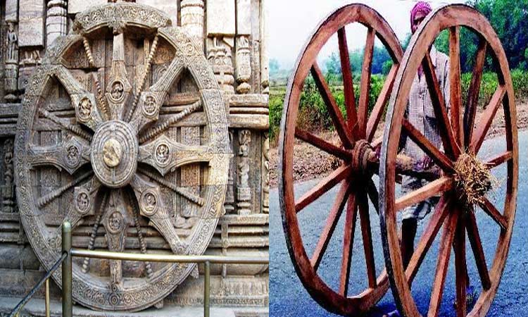 When were spokes added to wheels? | சக்கரங்களில் ஆரங்கள் சேர்த்தது எப்போது?