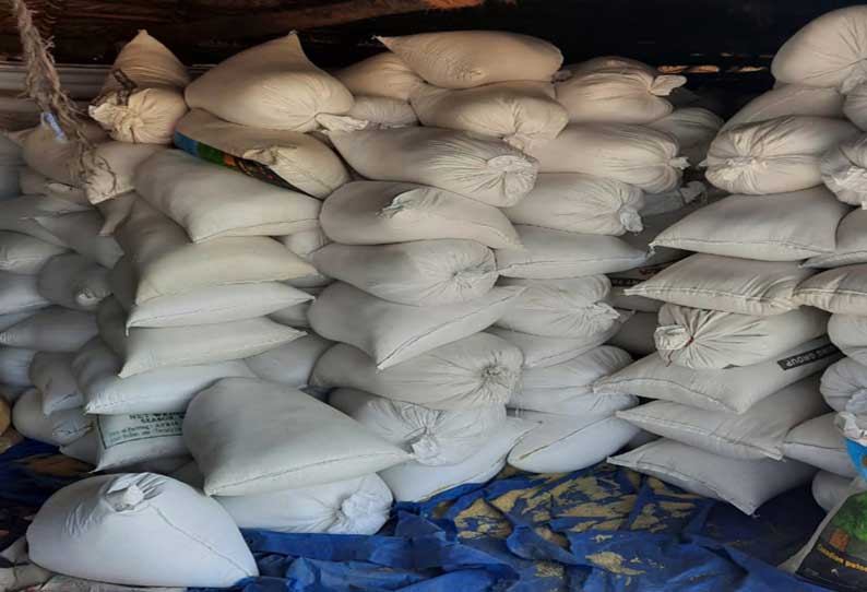 In the garden to transport to Kerala Seizure of hoarded 3 tons of ...