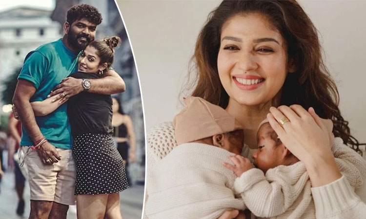Nayanthara poses with her twins Uyir and Ulag; Reveals their faces on ...