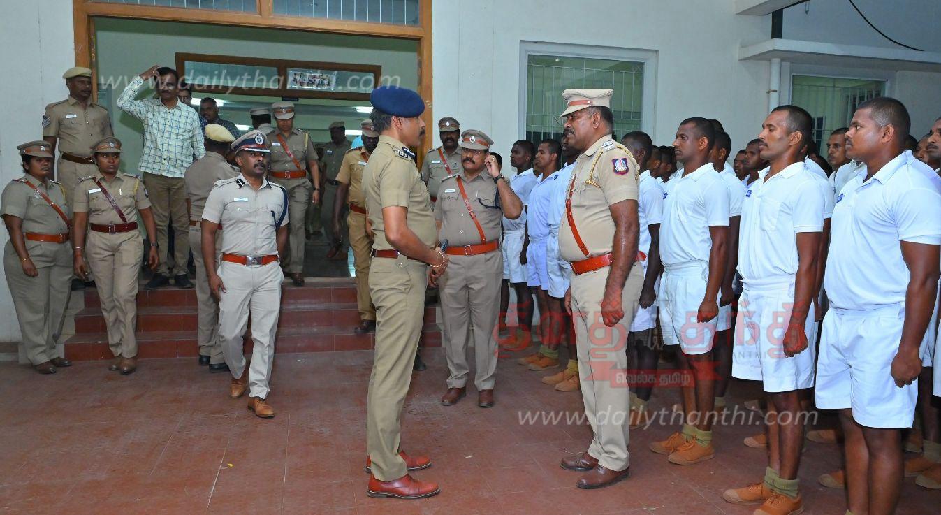 DGP at Karumalaikodal and Mechery police stations. Shailendrababu Award ...